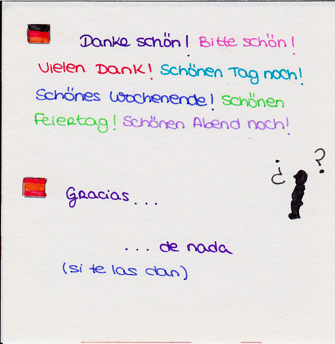 Livin' in Germany: Danke, bitte...