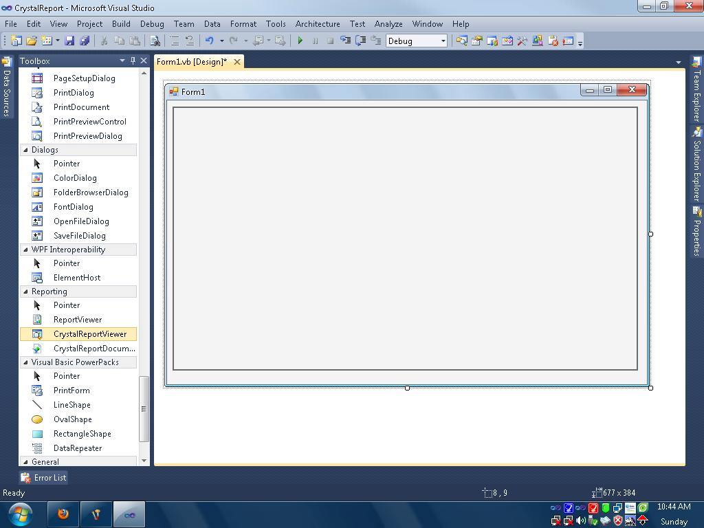 kreativeidea21: VB.Net 2010 and Crystal Report for .Net Step by Step ...