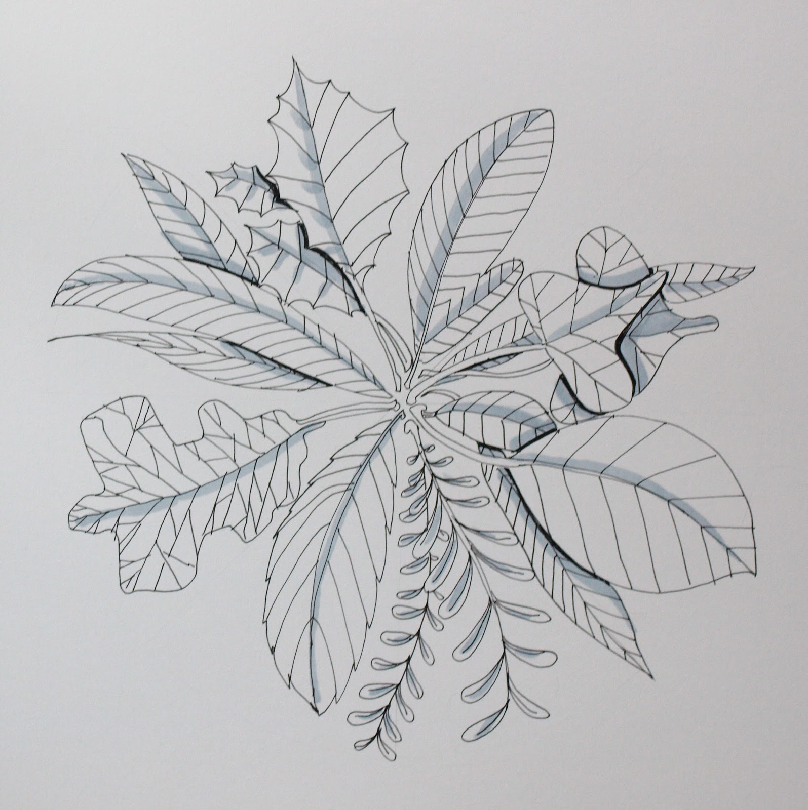 ARTIQUERYROSE: LEAF MANDALA
