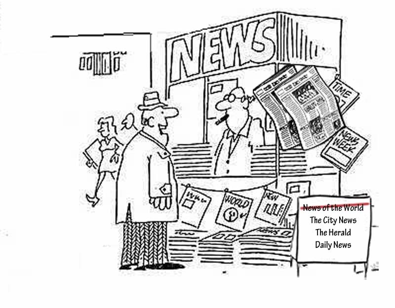 Cartoons for the day: 'NoW' is now history