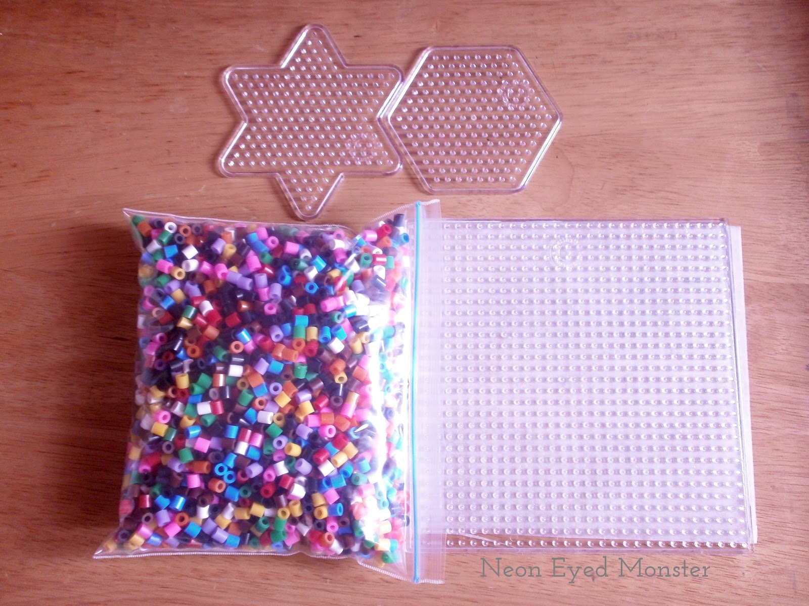 Neon Eyed Monster: Hama Beads Starter Kits