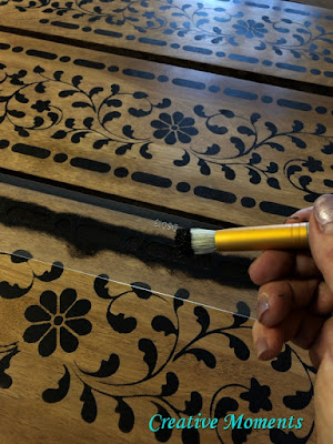 Dramatically Updated Chest of Drawers to Gorgeous Stenciled Dresser