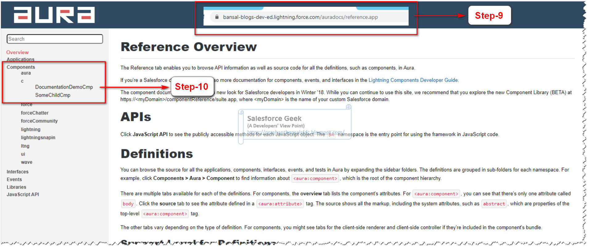 Salesforce Aura Framework: How To Work With Aura Documentation Framework