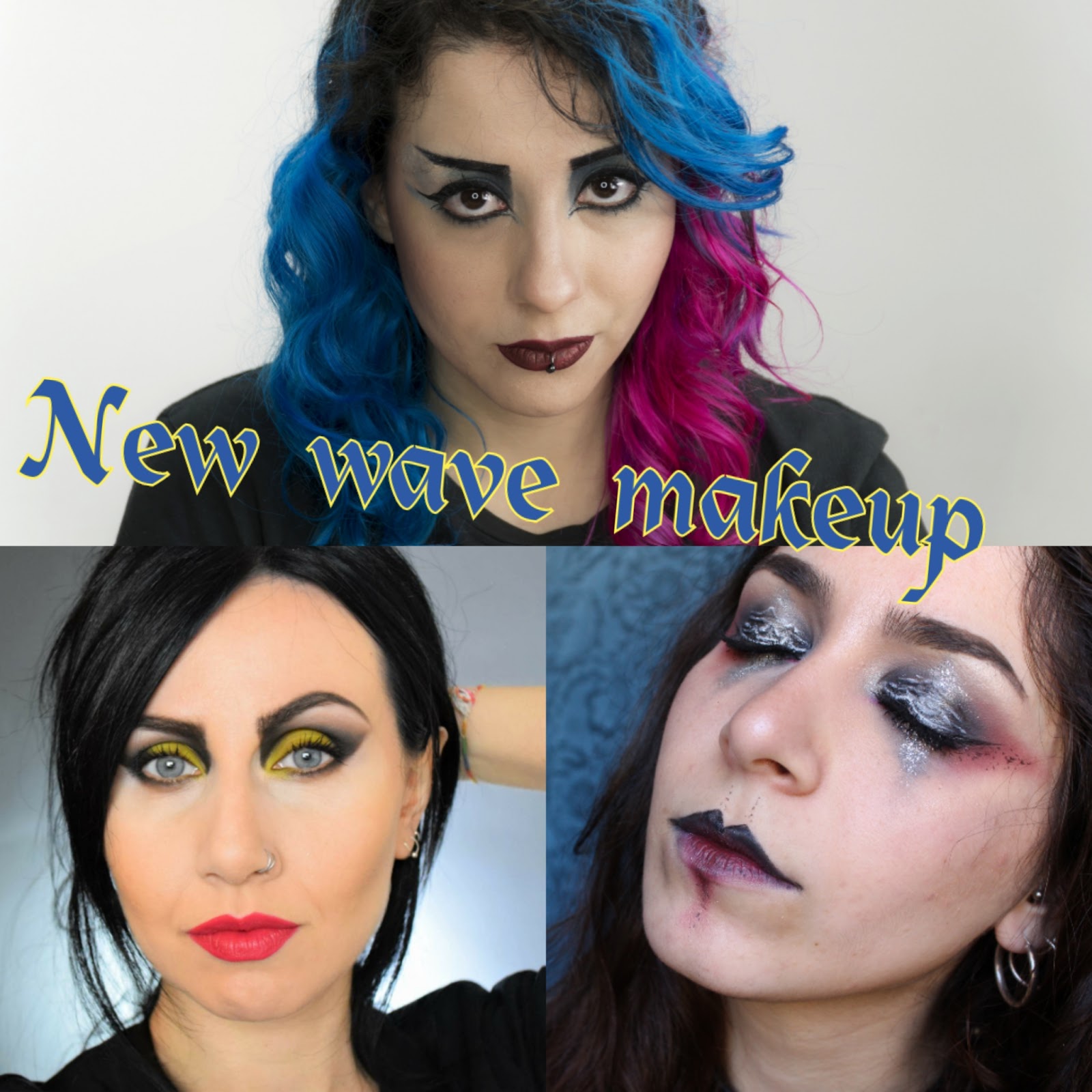 DARK 80'S NEW WAVE MAKEUP TUTORIAL