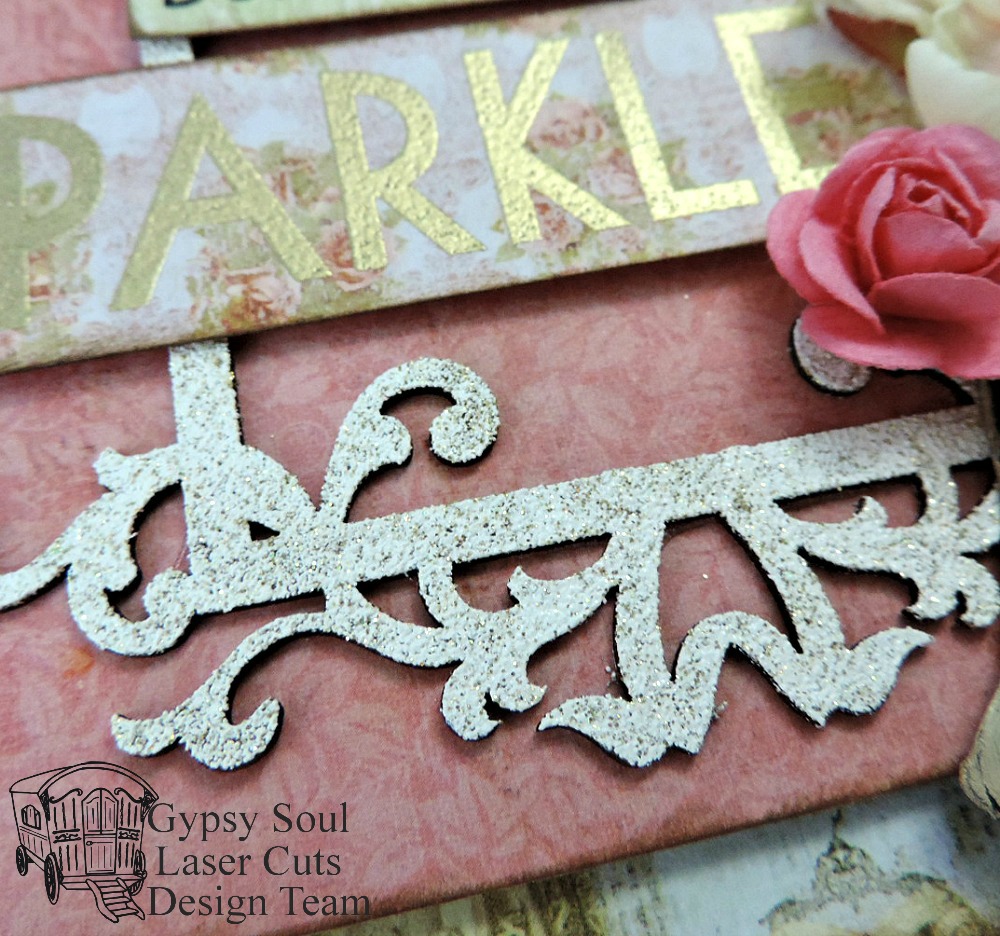 GSL Cuts: Vintage Sparkle Cards