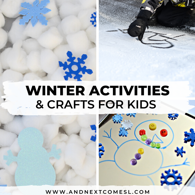 Winter Activities for Kids | And Next Comes L - Hyperlexia Resources