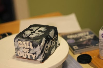 LaLa Cake: How to Make a Call of Duty Ghosts Cake
