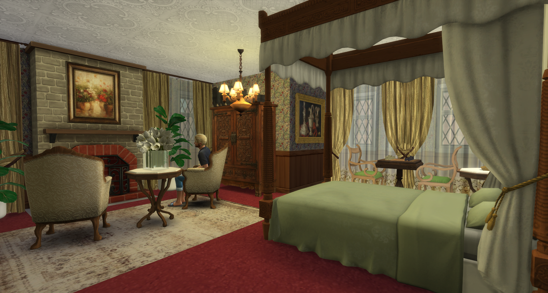 The Sims Powder Room: The Cronhardt