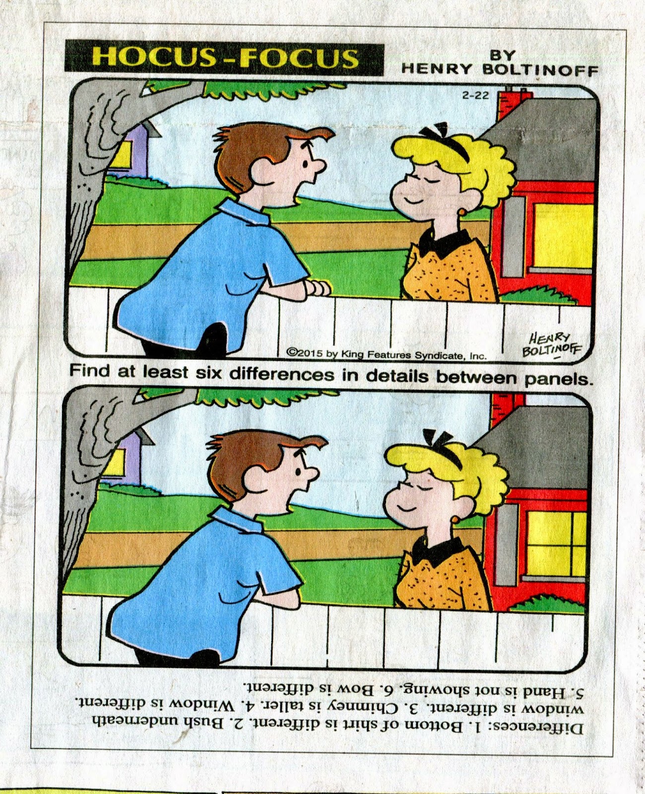 Bill's-Classic Comics: Hocus Focus (New Scans)