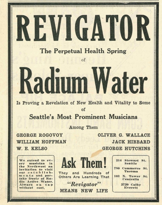 Back in the 1920s, Many Radium Water Producers Advocated Drinking ...