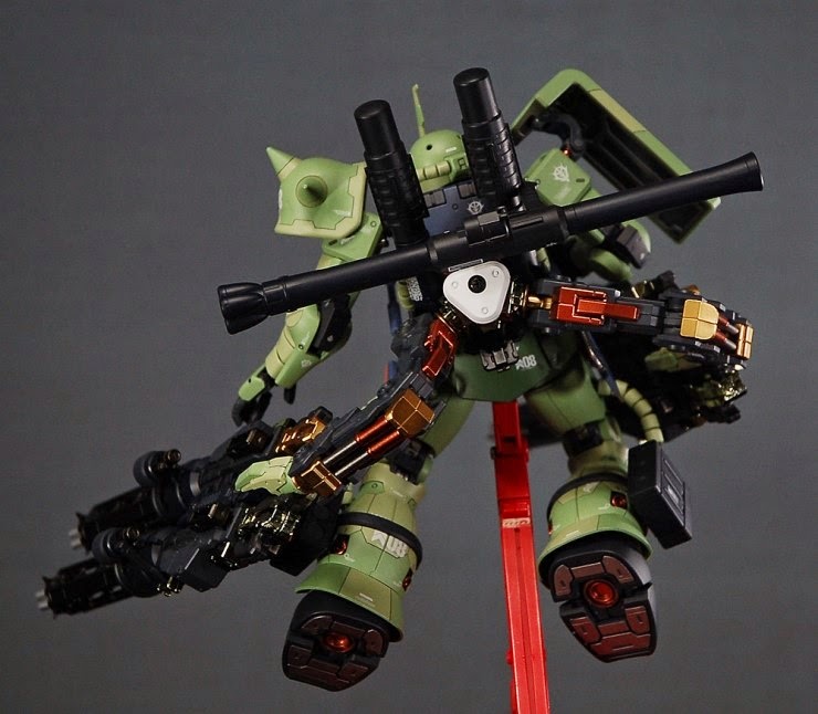 Custom Build: MG 1/100 Zaku II "Full Armor Custom Variation"