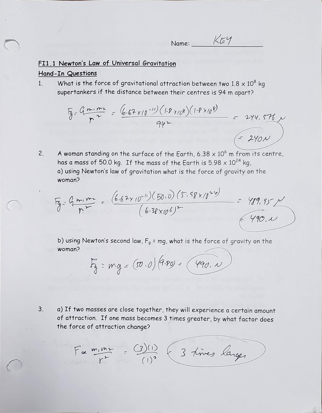 Mr. Kasprick's Physics 30 Class: FI1: Investigate gravitational fields ...