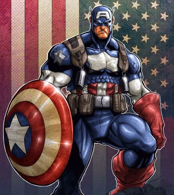 Seduced by the New...: Captain America Character Art