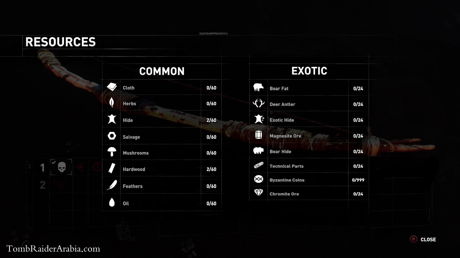 Tomb Raider Arabia تومب رايدر بالعربي: Rise of the Tomb Raider Menu