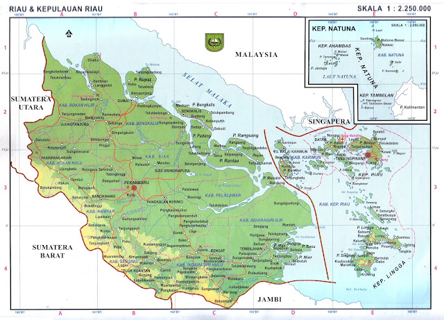 Peta Sumatera dan Berikut Provinsinya
