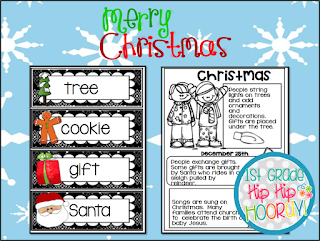 1st Grade Hip Hip Hooray!: Holidays Around the World...Christmas!