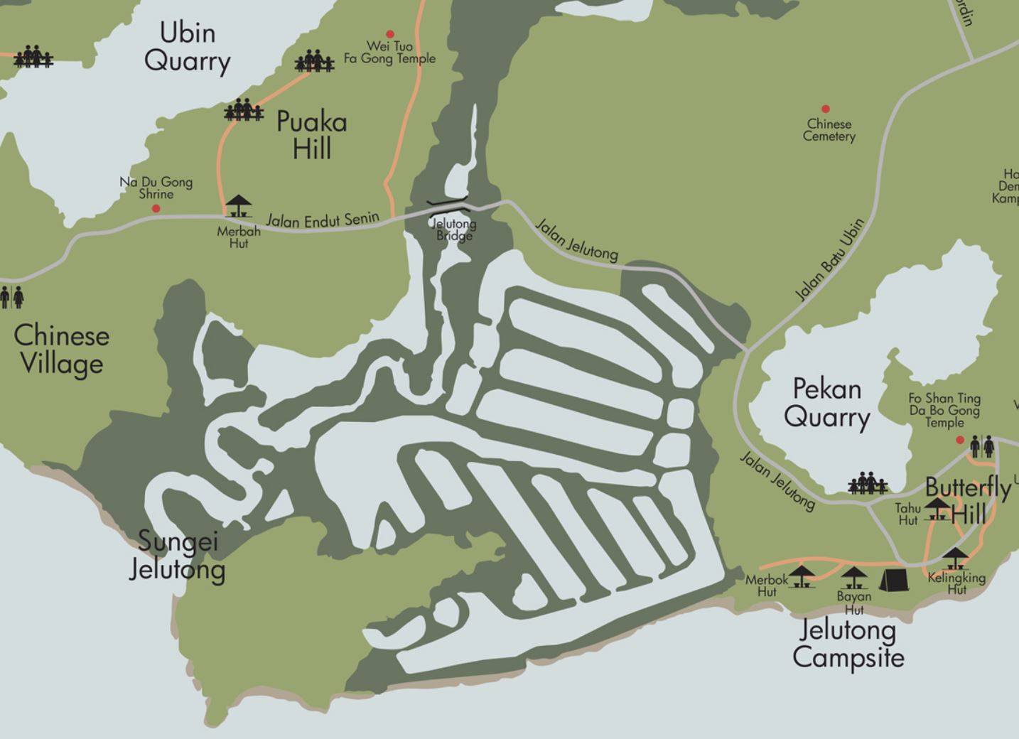 Pesta Ubin 2017: Ubin map