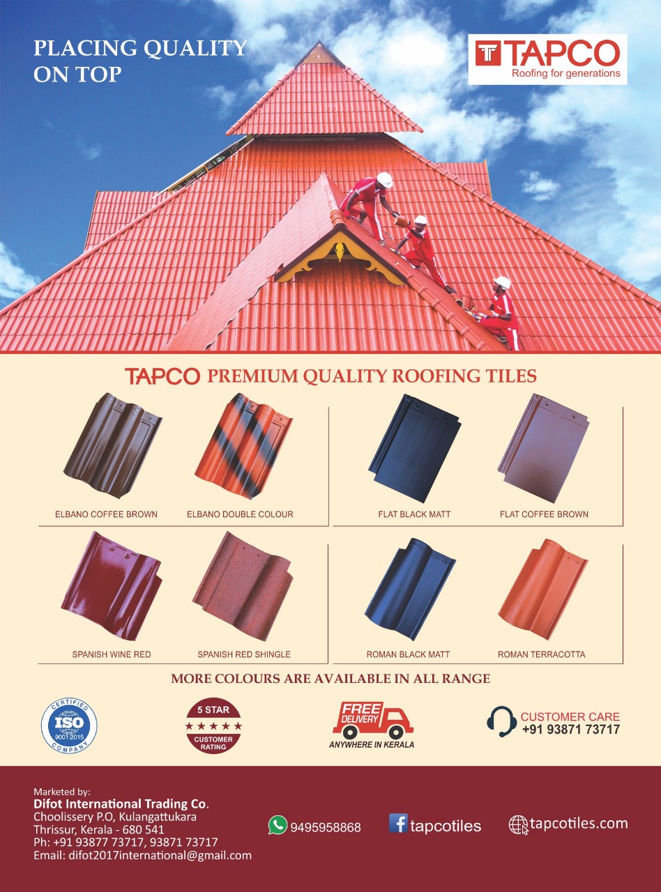TAPCO’S HIGH PERFORMANCE ROOF TILES