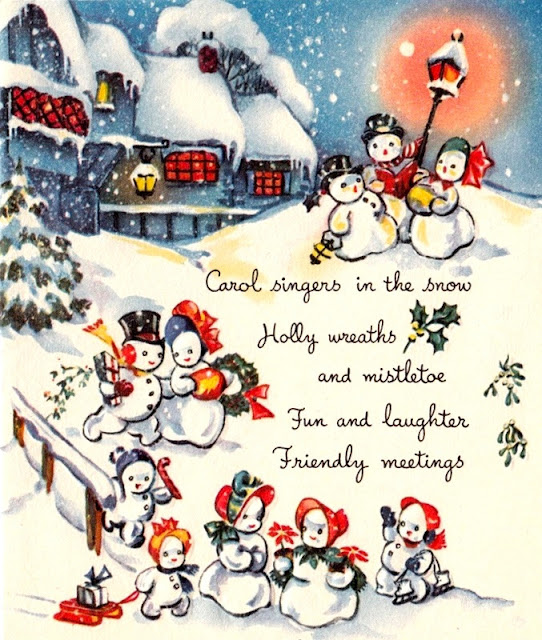 A Collection of 20 Stunning Vintage-Inspired Christmas Cards ~ Vintage ...