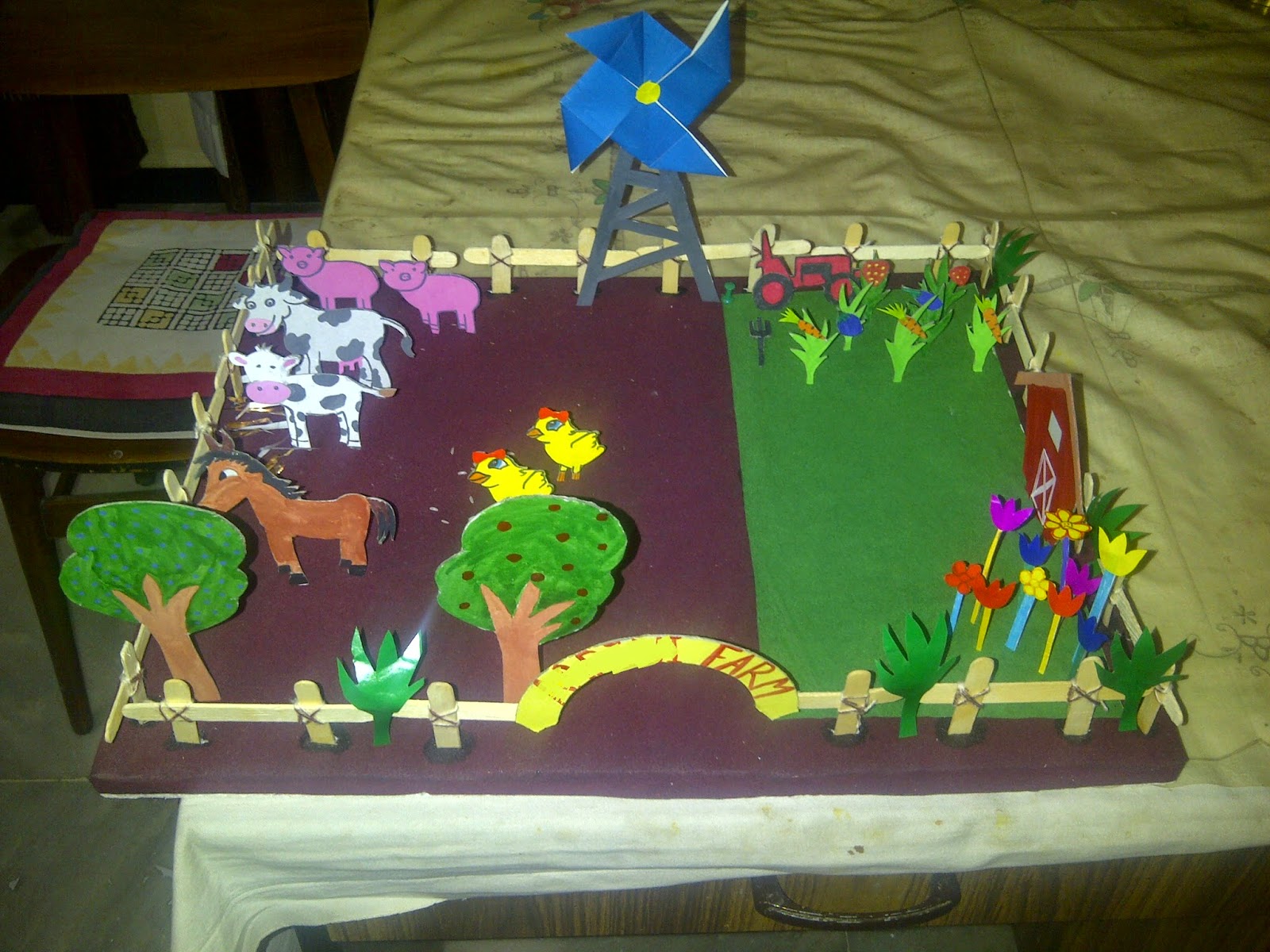 All things that make me happy !!: Farm project for daughter's nursery.