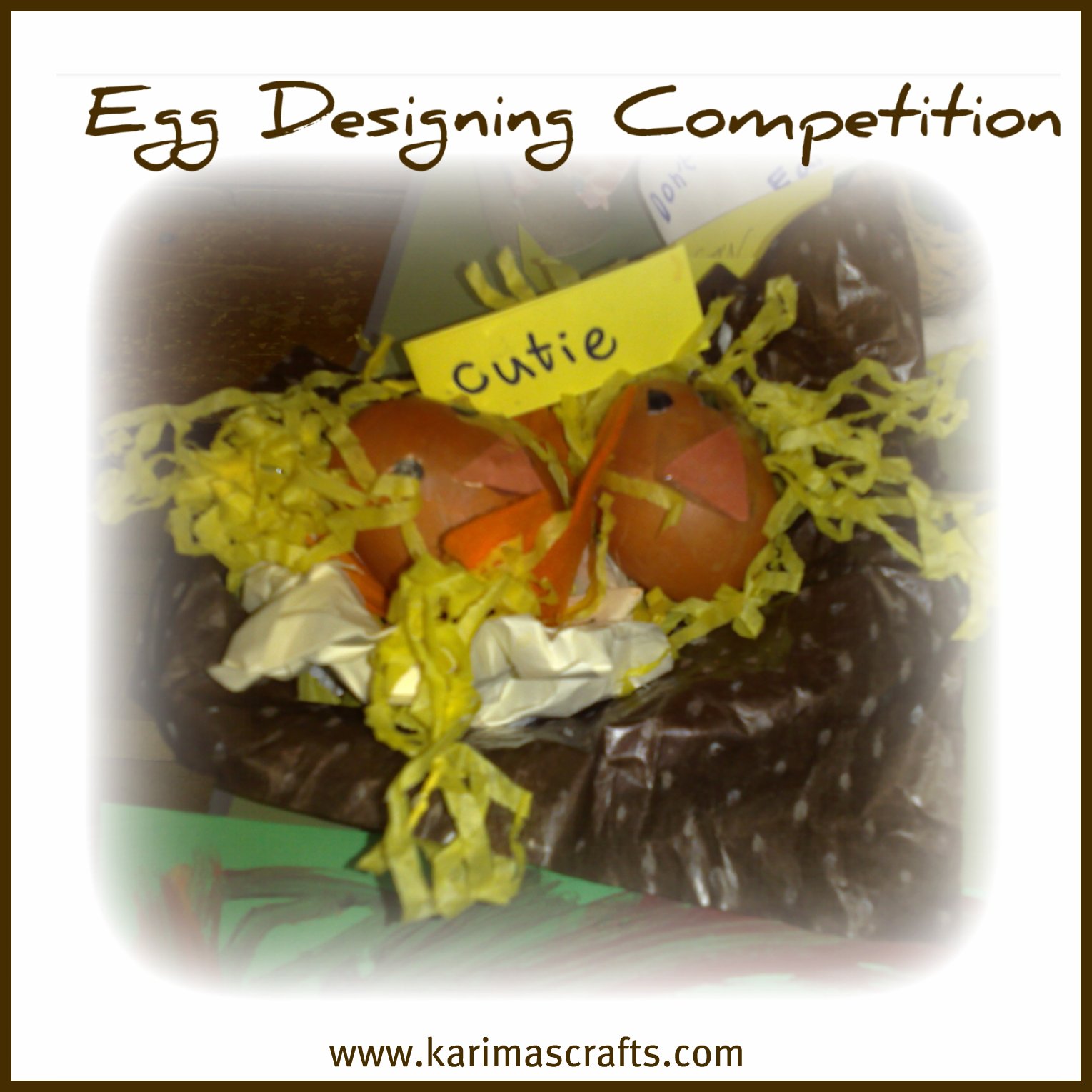 Karima's Crafts: Egg Designing Competition
