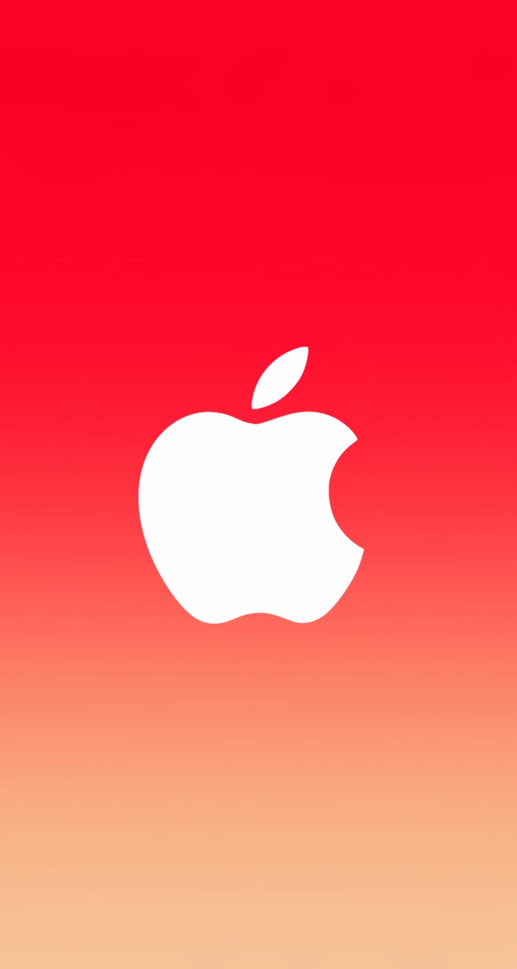 #iPhone Retina #Wallpapers for iPhone 5/5C/5S/6/6Plus: Apple logo, red ...