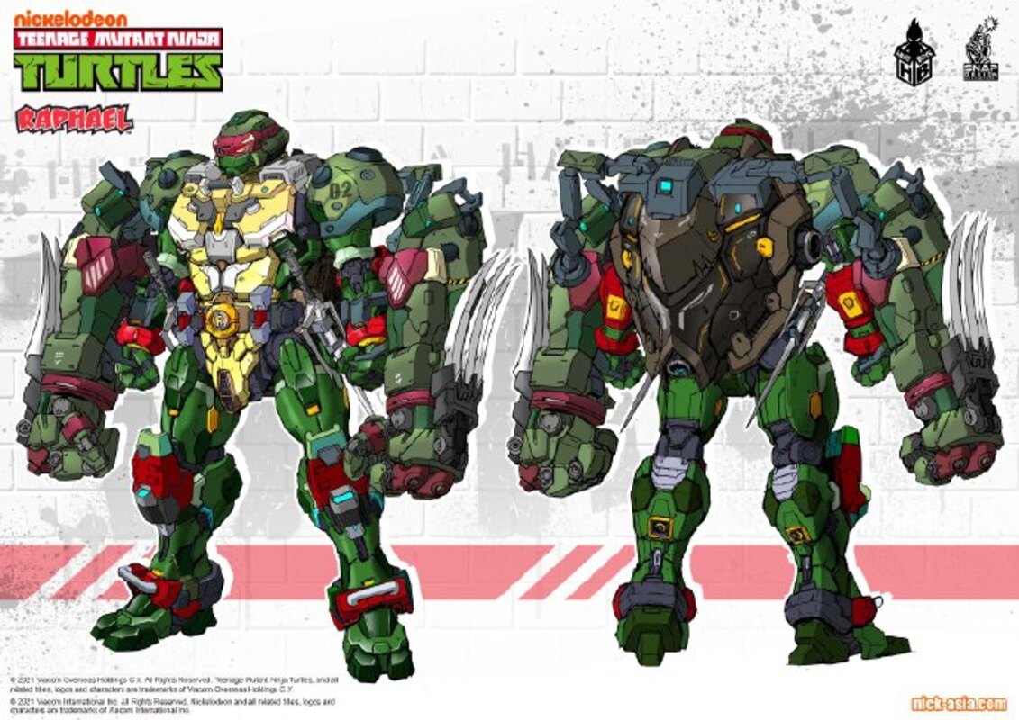 NickALive!: Teenage Mutant Ninja Turtles Mecha Figures in Development ...
