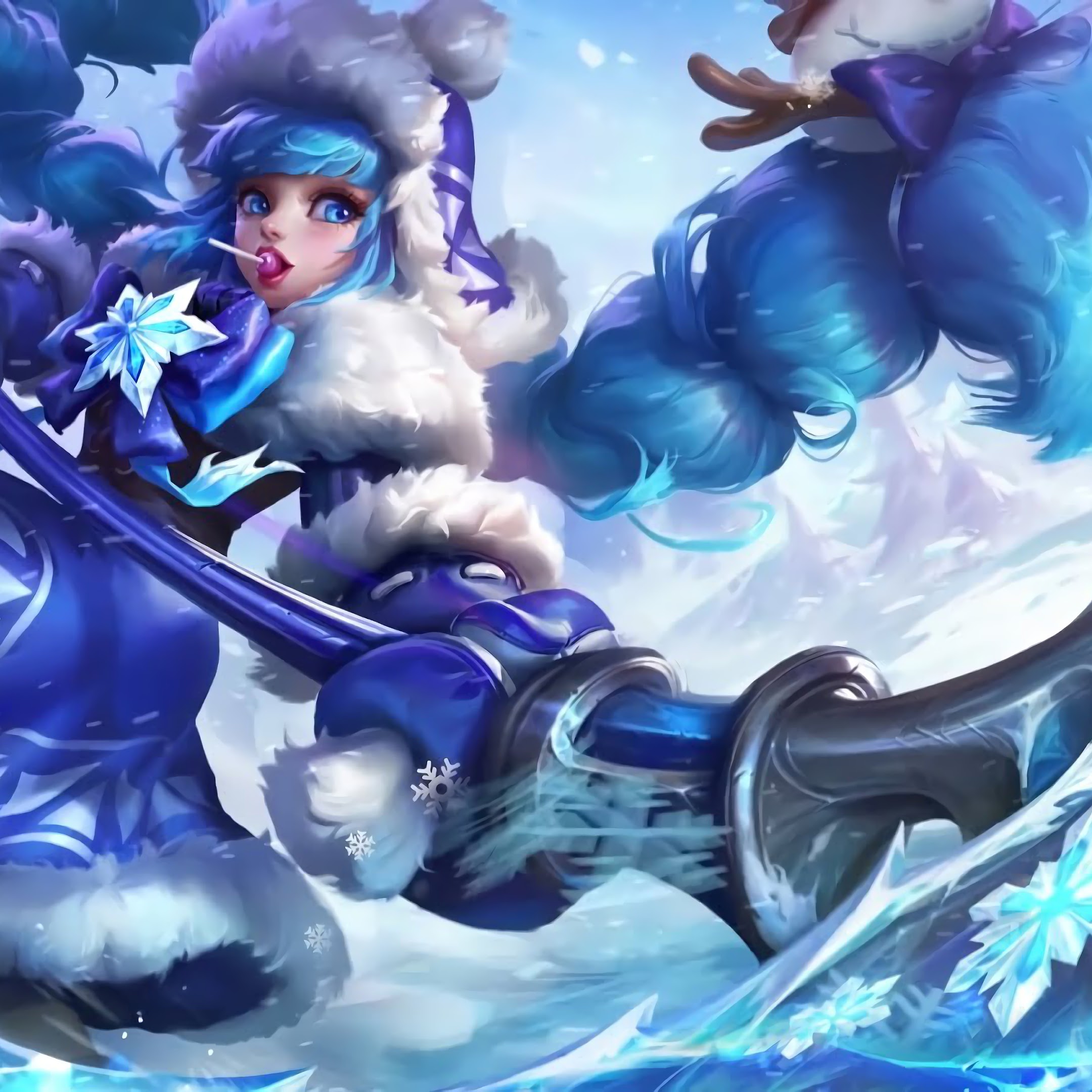 Ruby, Edelweiss, Skin, Mobile Legends, 4K, #19 Wallpaper iPhone Phone