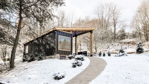 Shipping Container Homes & Buildings: Lily Pad Airbnb - Small Shipping ...