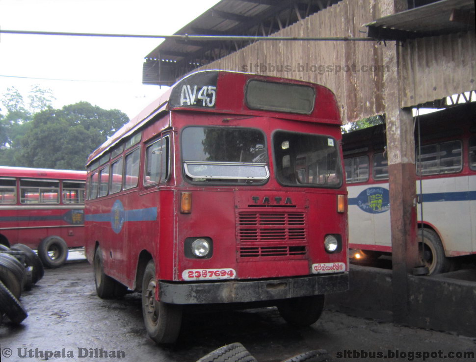 SLTB buses - ශ්‍රී ලංගම බස්: Classic SLCTB bodied TATA 1210 D bus from ...