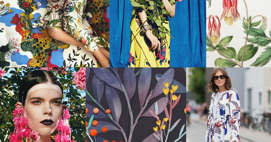 FASHION VIGNETTE: TREND | PATTERN CURATOR - WILD BOTANICALS . SS 2020