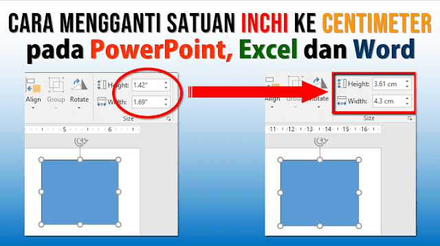Cara Mengganti Inchi ke Centimeter pada PowerPoint - PAKAR TUTORIAL