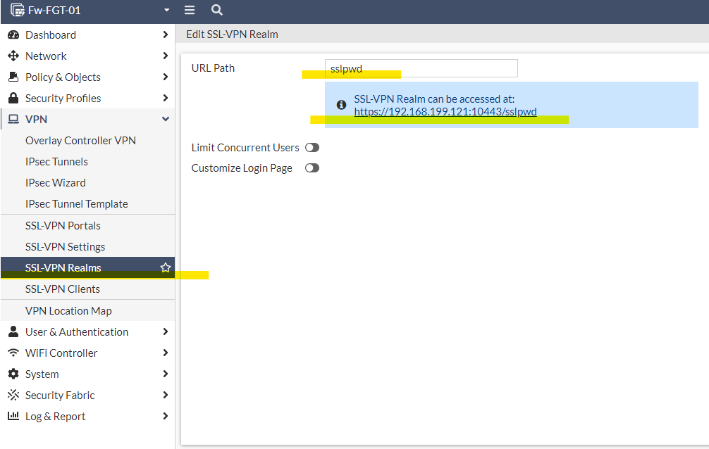 SSL VPN with Fortigate firewalls - Part I (LDAP authentication)