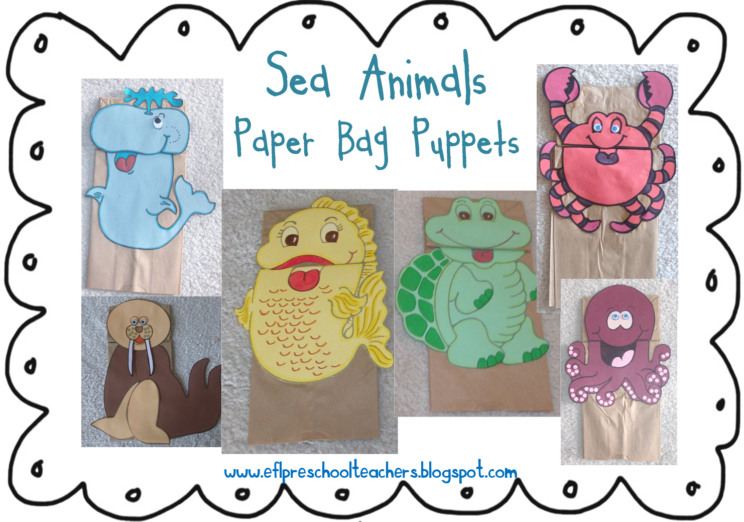 ESL/EFL Preschool Teachers: Sea Animals- Ocean Theme for Preschool ELL