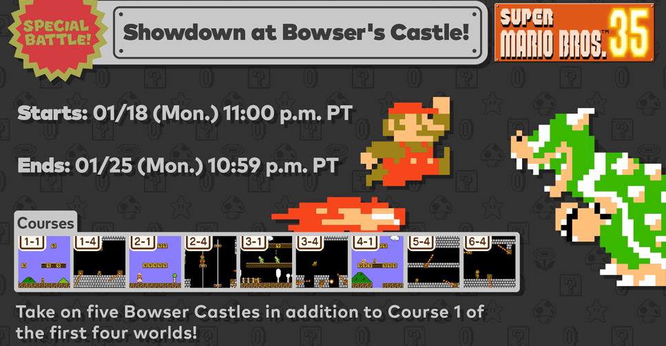 Super Mario Bros. 35 (Switch): Special Battle focado em Bowser está no ...