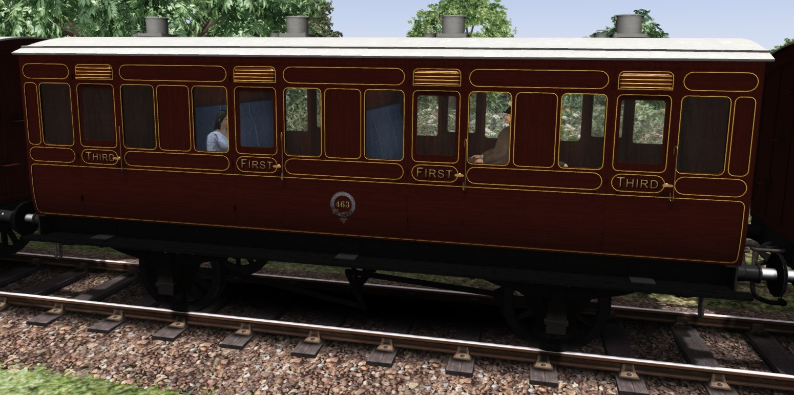 Victory Works: LB&SCR A1/A1X Terriers: Stroudley 4 Wheel Coaches