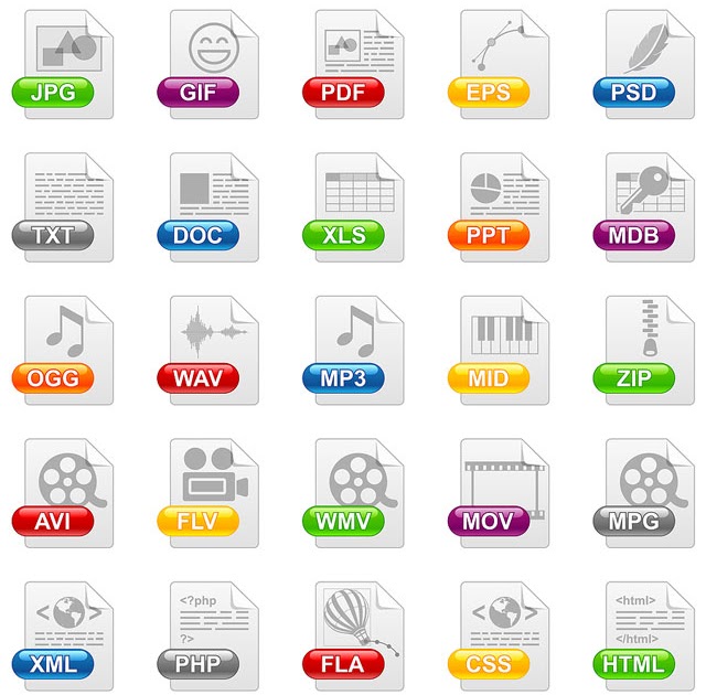 A-2-Z-S-T-U-F: Common File Types With Abbrevation/Explanation