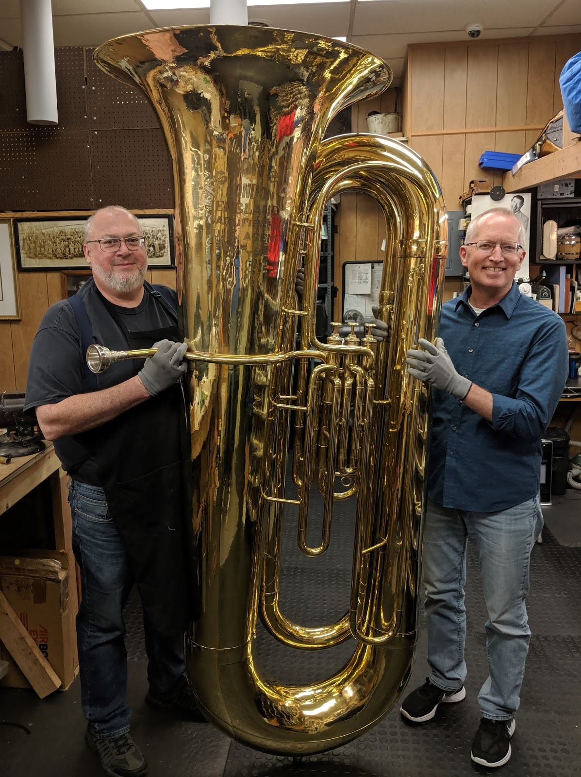 Strictly Oompah: The fully-restored Harvard tuba!