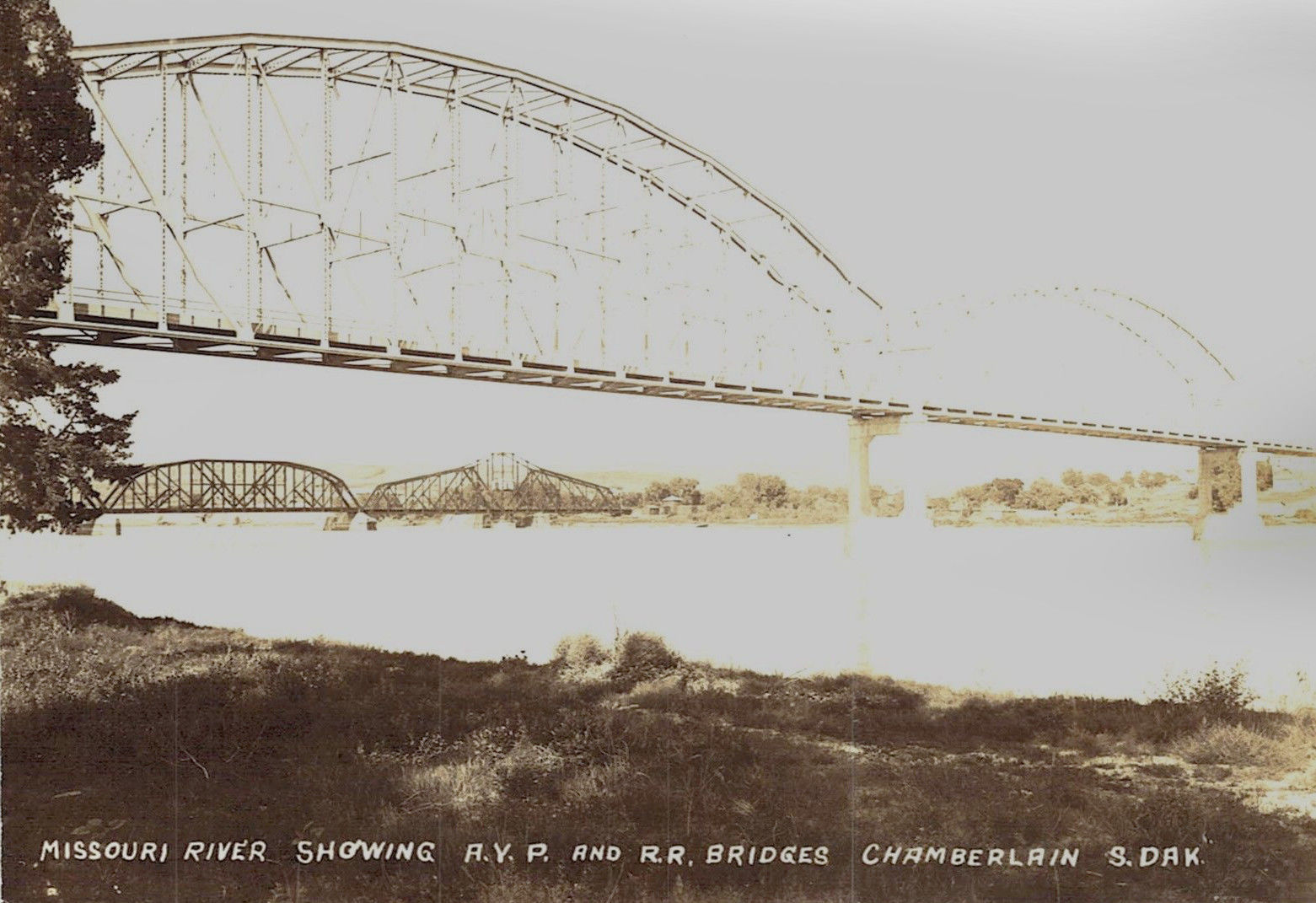 Industrial History: Dakota Southern/Milwaukee RR Bridge over the ...