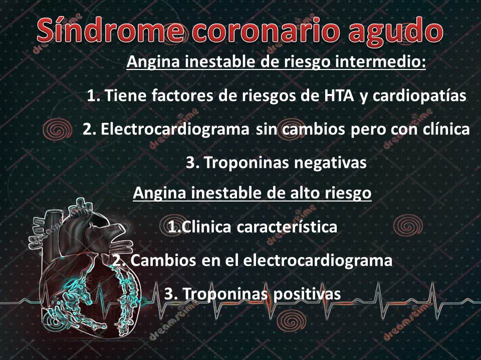 ESPACIO DEL ESTUDIANTE DE MEDICINA: APUNTES DE SÍNDROME CORONARIO AGUDO ESPACIO DEL ESTUDIANTE DE MEDICINA: APUNTES DE SÍNDROME CORONARIO AGUDO