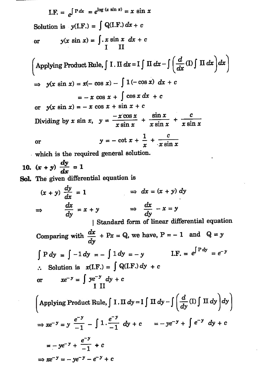 Differential equations 12 math - Studypur