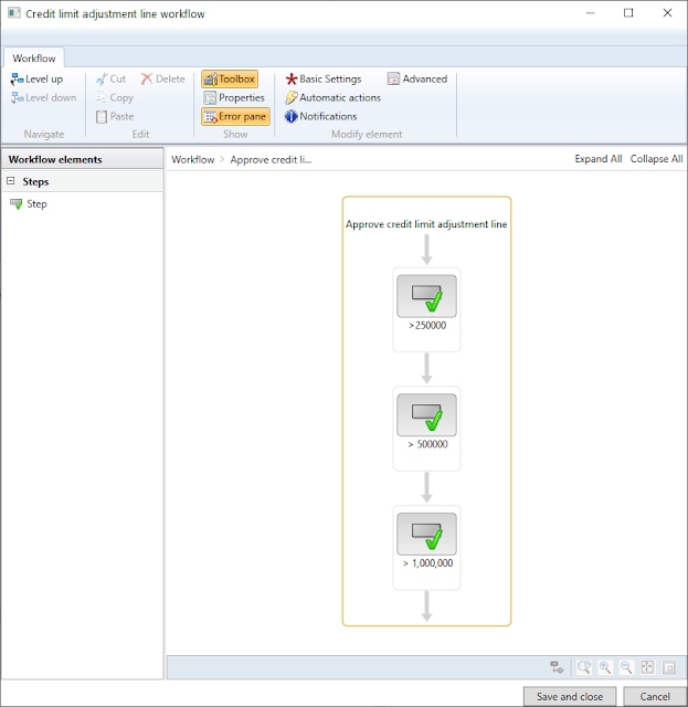 D365FandO(m): Credit Management - Workflows