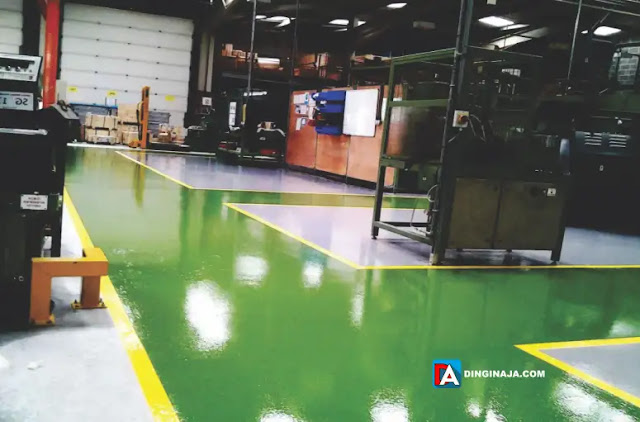 Standar Warna Demarkasi Lantai Bengkel, Workshop | Dinginaja
