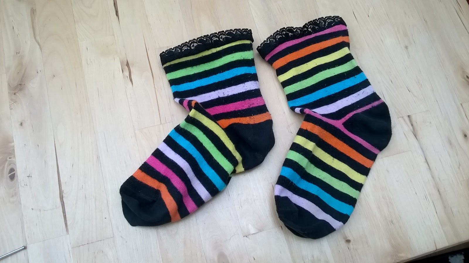 Bracken Crafts- 100 garments: 100: Upcycled ankle socks