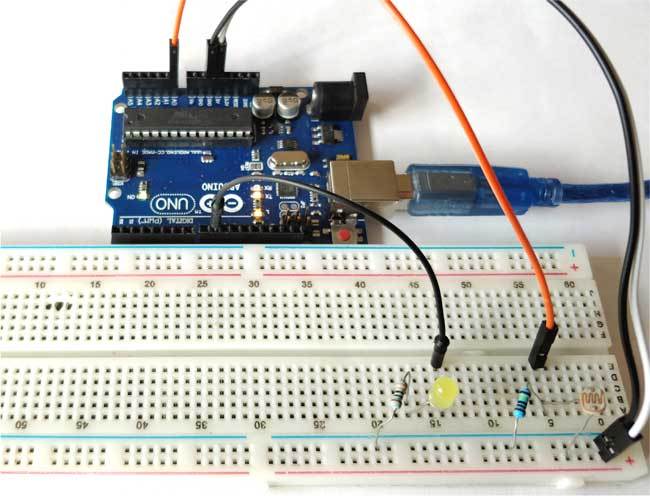 Arduino Eletrônica Tecnologia Projetos E Programação Sensor De Luz Usando Ldr Com Arduino 6497