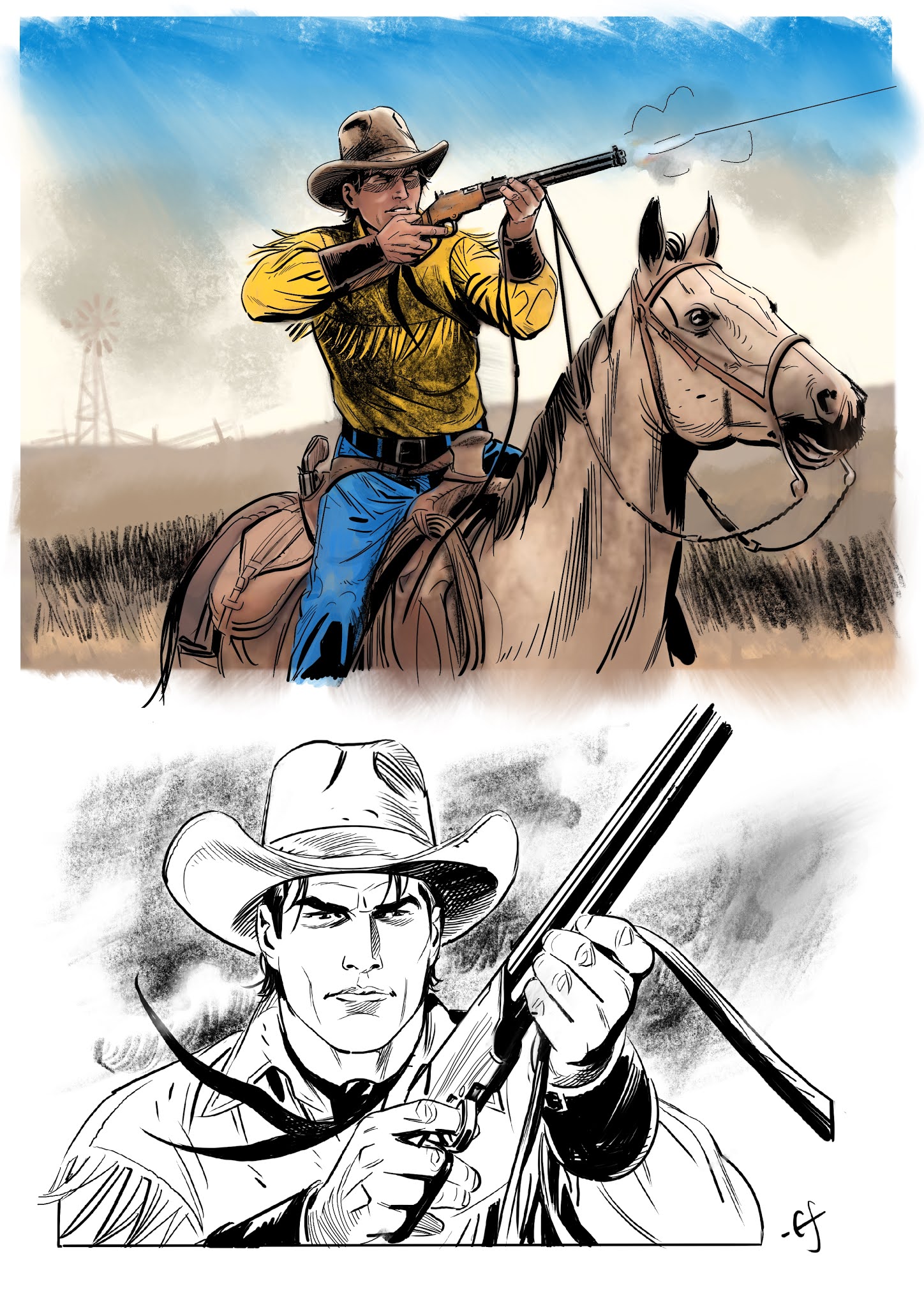 Cristiano Spadavecchia: TEX WILLER_Sergio BONELLI EDITORE_Character Design