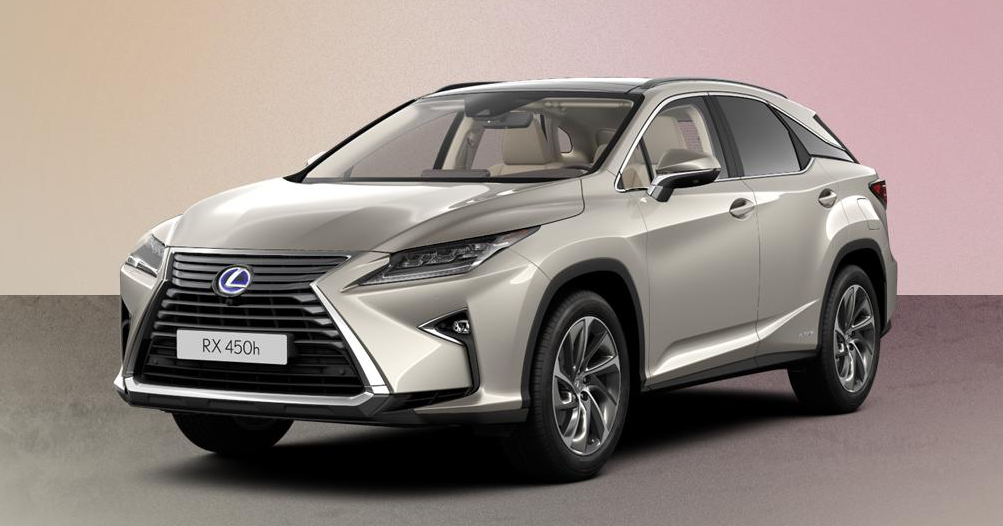 Lexus RX 450h (2015 à 2019) - Couleurs, code peinture