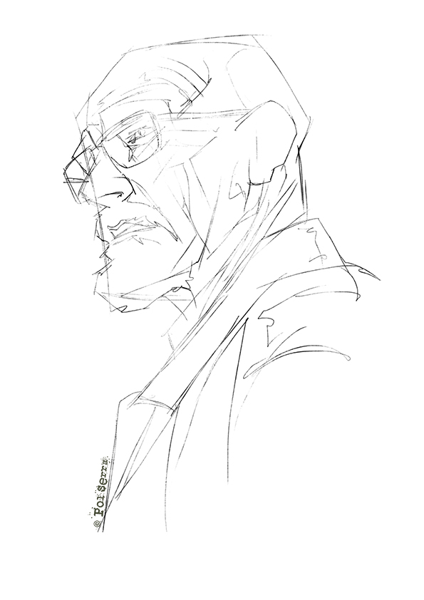 Breaking bad / Bryan Cranston Sketch