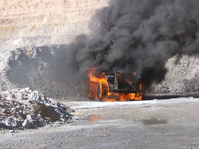Mining Mayhem: Haul Truck Fire