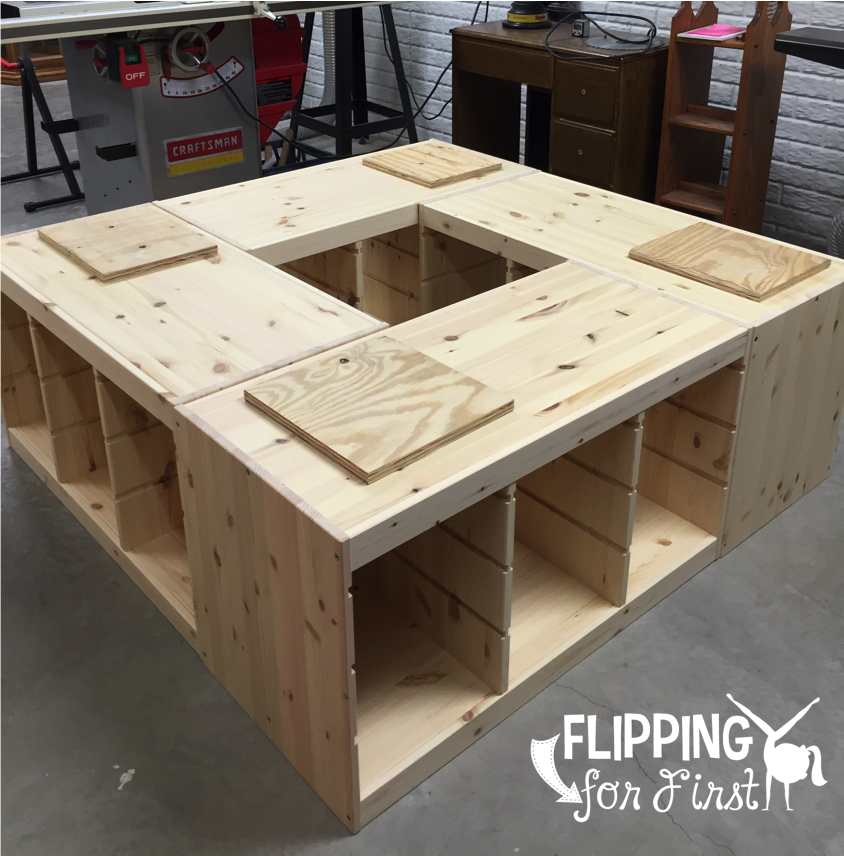 DIY LEGO Table! ~ Flipping for First